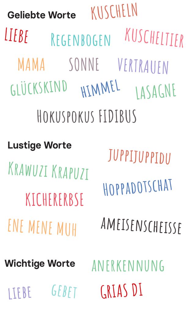 Eure wunderbaren Wort-Schätze